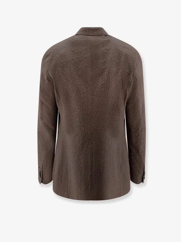 Tagliatore Torrent Wrinkled Cotton Blazer