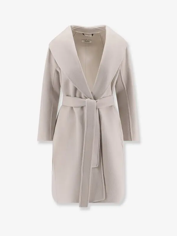 Max Mara Messi Virgin Wool Coat - Multicolor