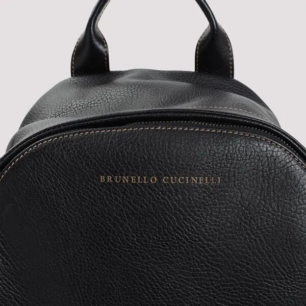 Brunello Cucinelli Grained Leather Backpack