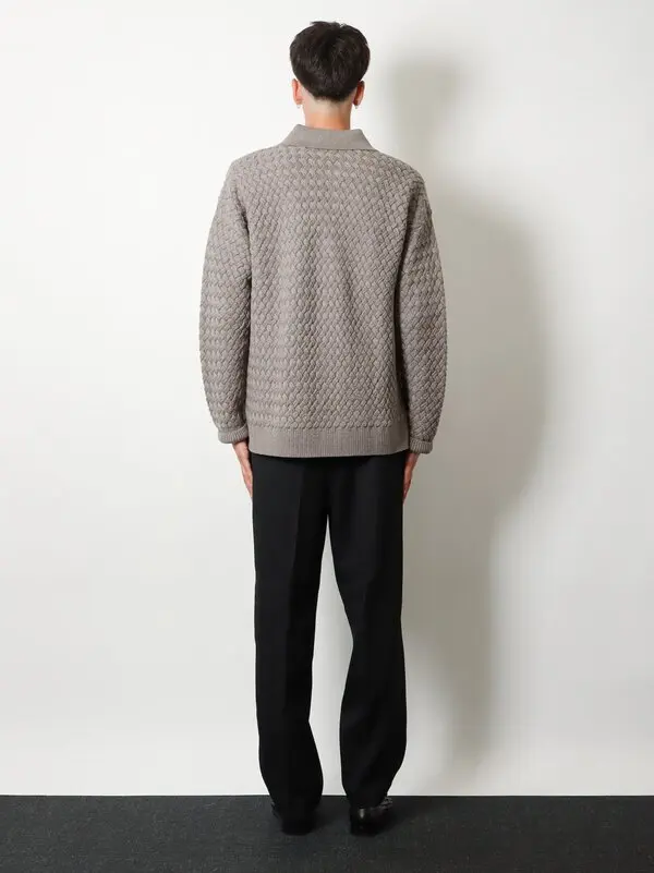 Bottega Veneta Wool Sweater With Intrecciato Motif