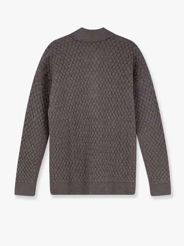 Bottega Veneta Wool Sweater With Intrecciato Motif