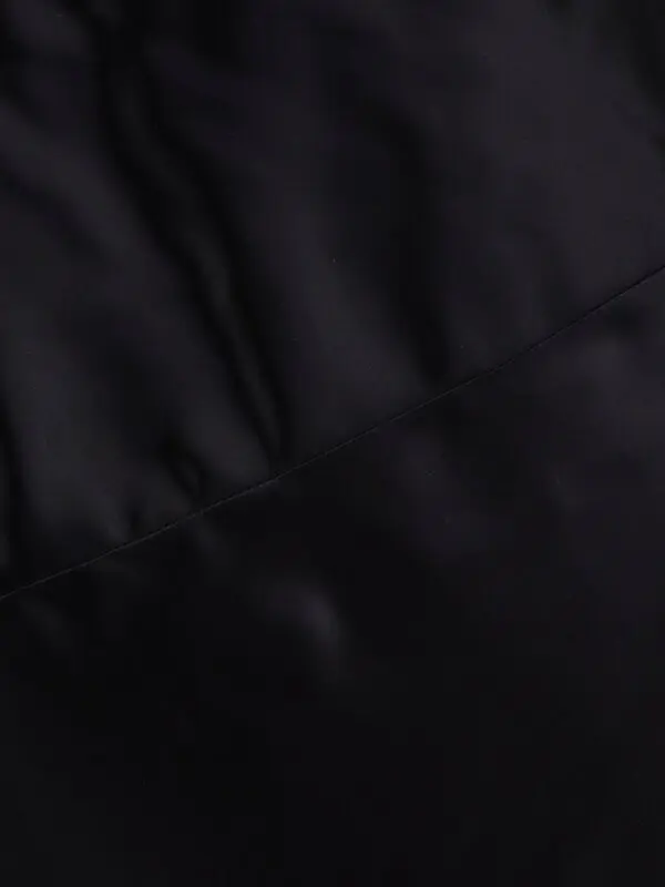Celine Viscose Satin Midi Skirt - Black