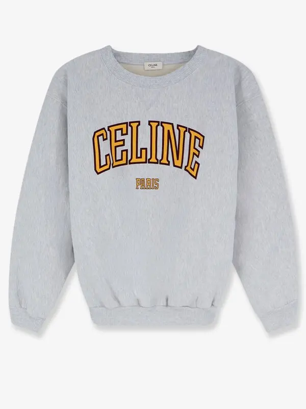 Celine Loose Fit Cotton Sweatshirt - Multicolor