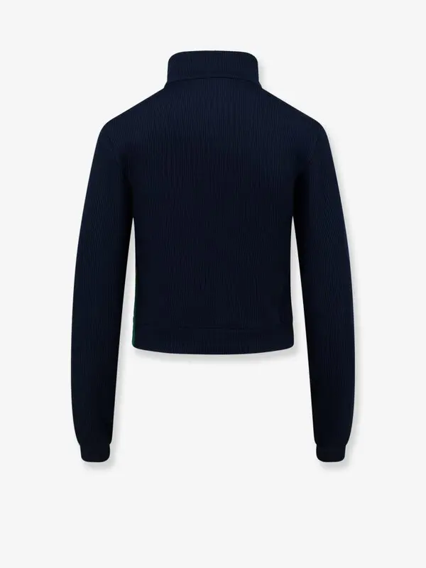 Gucci Lightweight Ribbed Cotton Jersey Zip-up Sweatshirt - Multicolor