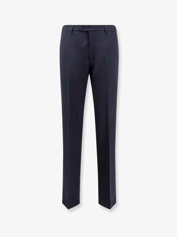 Tagliatore Virgin Wool And Silk Trousers - Multicolor
