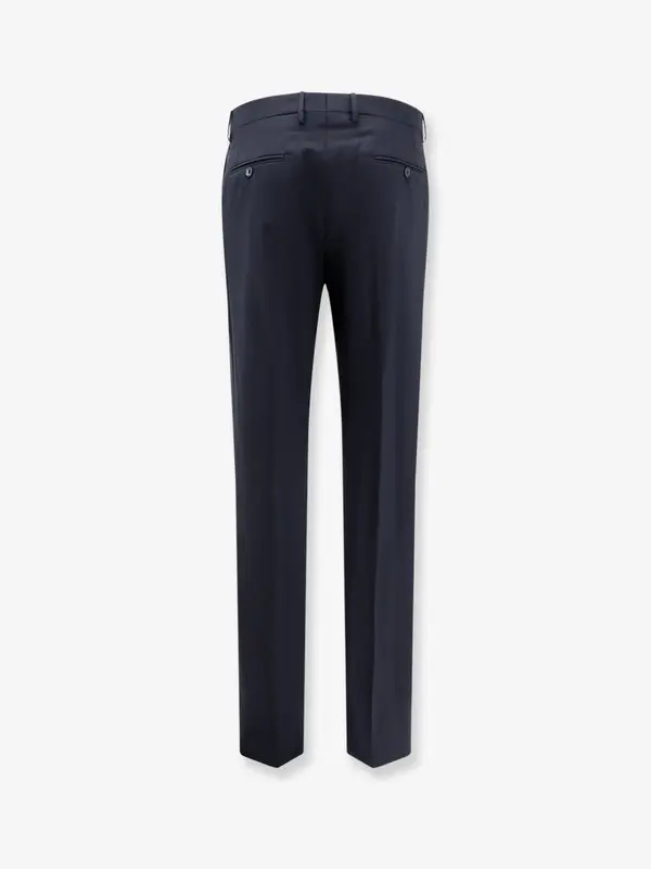Tagliatore Virgin Wool And Silk Trousers