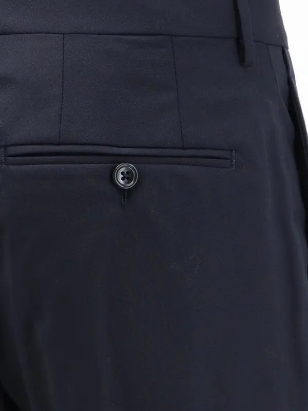Tagliatore Virgin Wool And Silk Trousers
