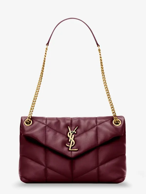 Saint Laurent Loulou Puffer Matelasse Leather Shoulder Bag - Multicolor
