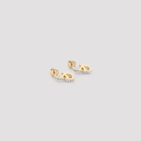 Valentino Garavani Vlogo Crystal Earrings