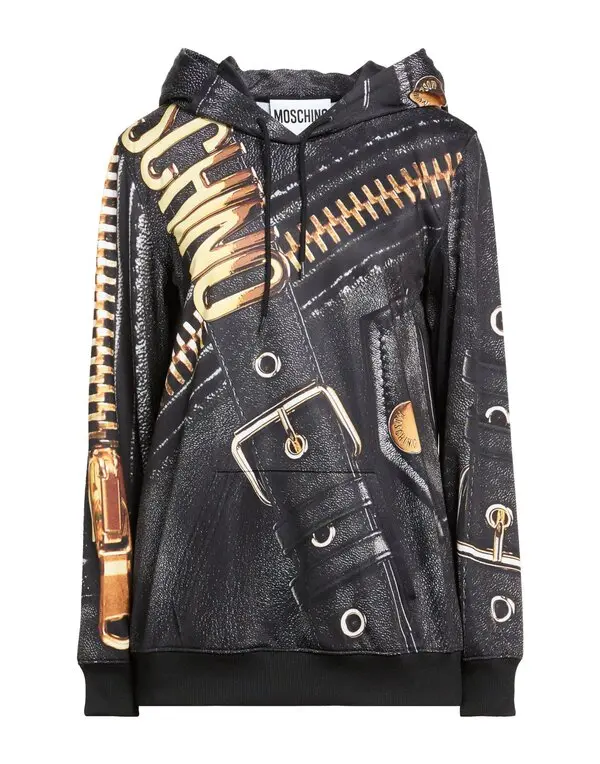 Moschino Printed Hooded Sweatshirt