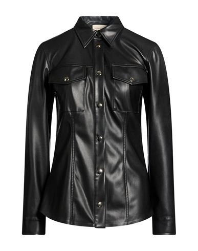 SEMICOUTURE Shirt Size Polyurethane - Black