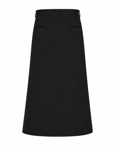 MAISON MARGIELA Midi Skirt Size Polyester, Virgin Wool, Elastane - Black