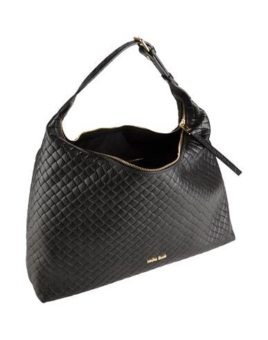 MARC ELLIS Quilted Leather Maxi Shoulder Bag - Black