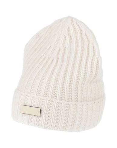 Agnona Hat Plum Size Cashmere, Calfskin - White