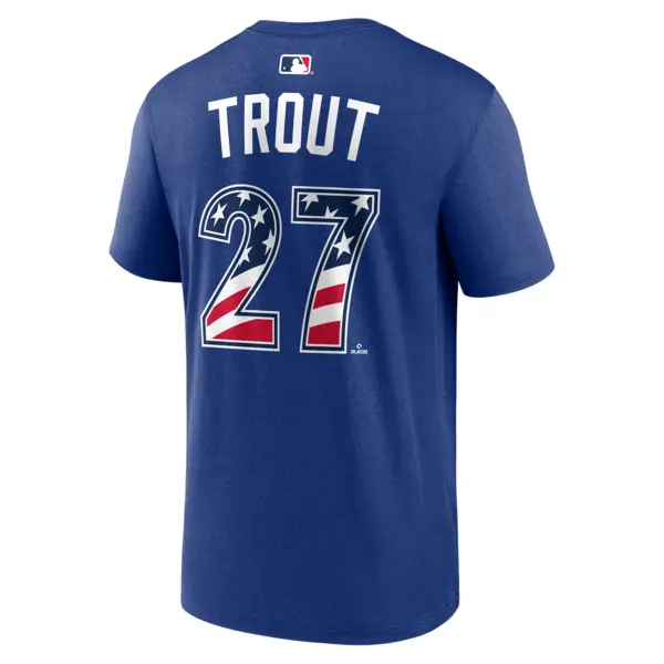 Nike Mike Trout American League 2026 All-star Game Dri-fit Mlb T-shirt - Blue