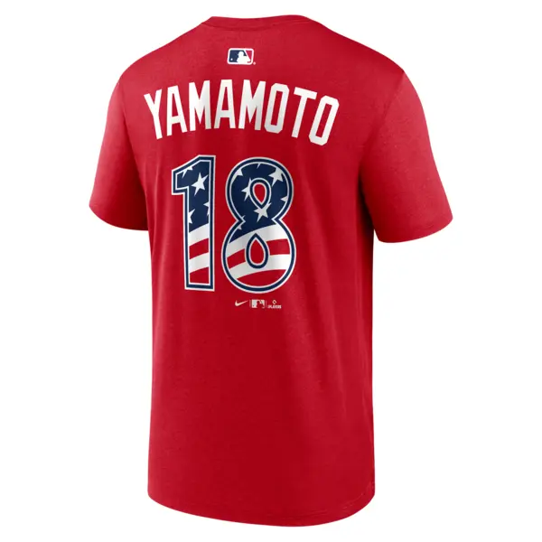 Nike Yoshinobu Yamamoto National League 2026 All-star Game Dri-fit Mlb T-shirt - Red