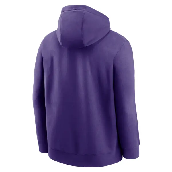 Nike Lsu Tigers Primary Logo Pullover Hoodie - Purple