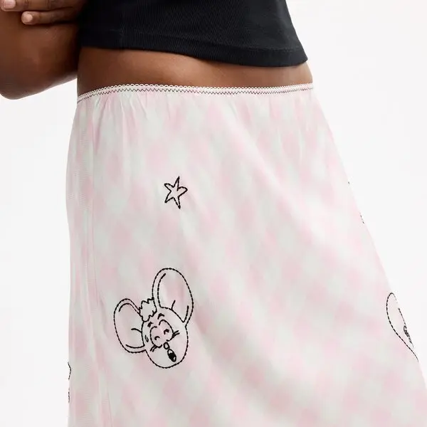 COACH Brain Dead Embroidered Slip Skirt