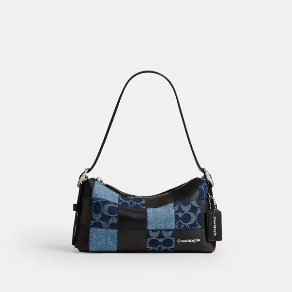 COACHTOPIA Alter/ego Small Slouchy Shoulder Bag - Denim/black