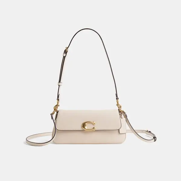 COACH Restored Jet Shoulder Bag - Brass/chalk