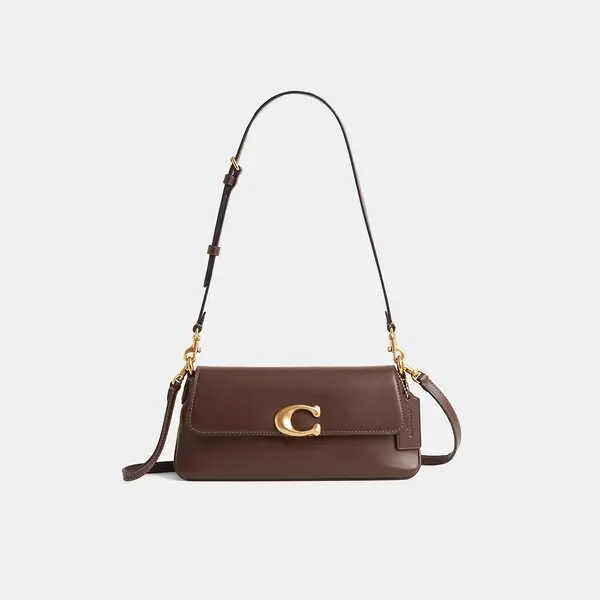 COACH Restored Jet Shoulder Bag - Brass/maple