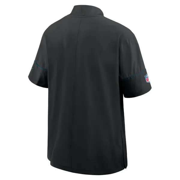 Nike Carolina Panthers Nfl Short Sleeve Hooded Jacket