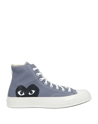 CONVERSE X COMME DES GARONS PLAY Sneakers Size Textile Fibers - Grey
