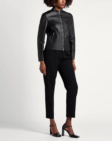 MOORER Jacket Blush Size Leather - Black