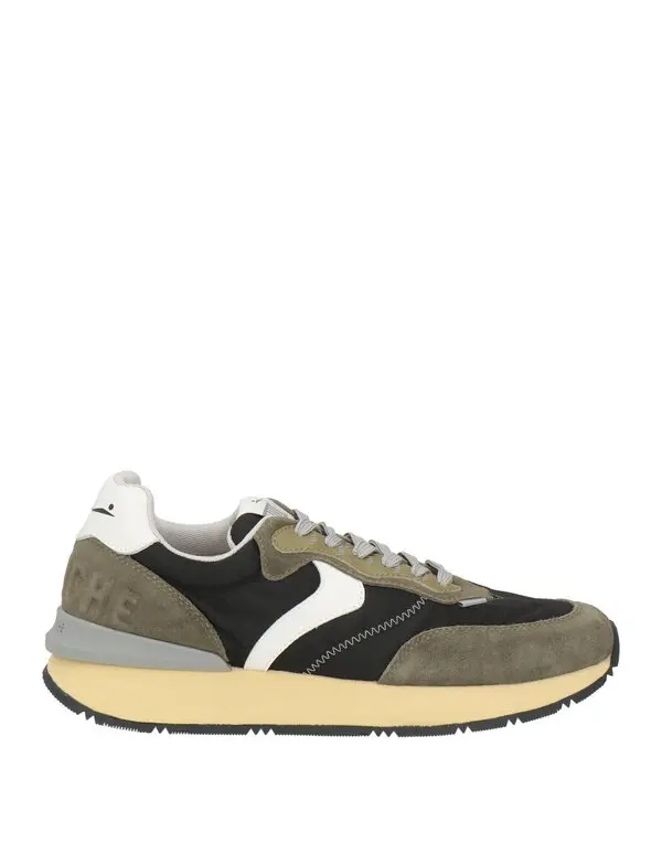 VOILE BLANCHE Low-top Sneakers In Suede And Textile Fibers