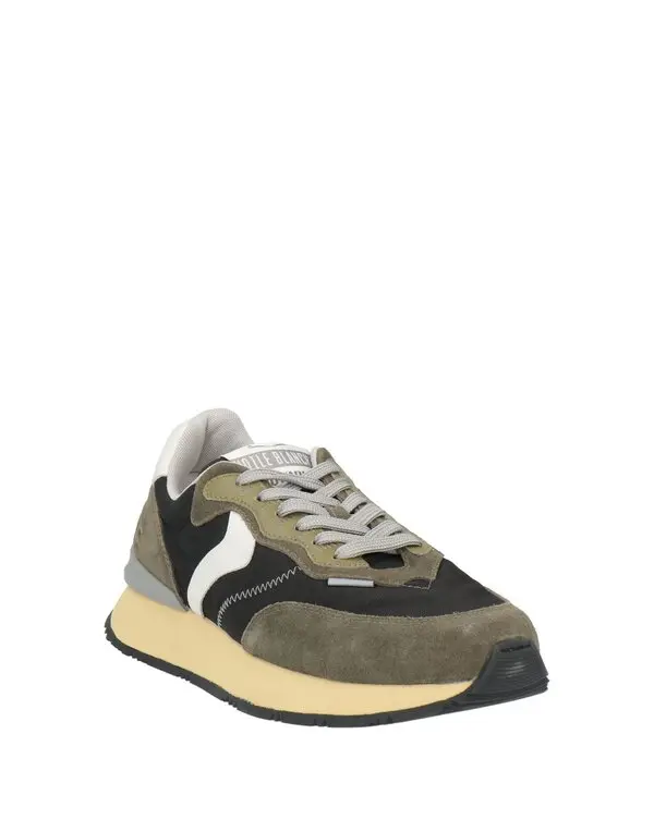 VOILE BLANCHE Low-top Sneakers In Suede And Textile Fibers