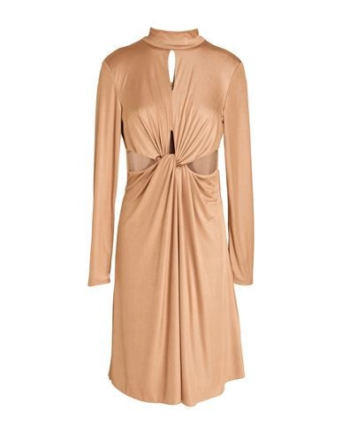 Dixie Mini Dress Bronze Size Polyester, Elastane - Yellow