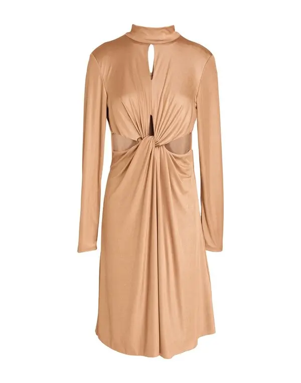 Dixie Mini Dress Bronze Size Polyester, Elastane