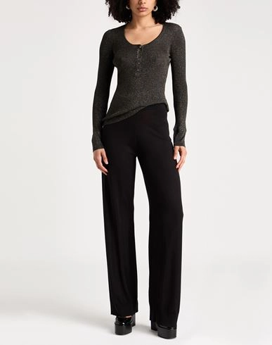 Zadig&Voltaire Ribbed Knit Metallic Long Sleeve Top