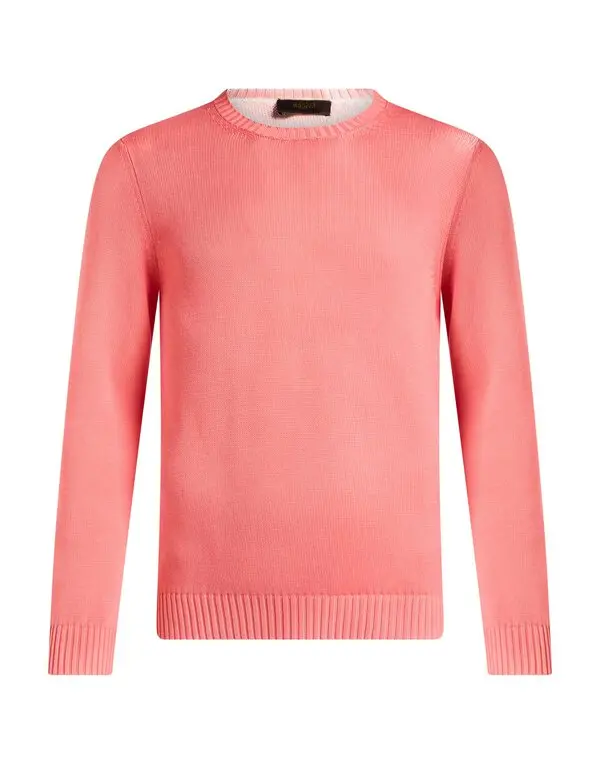 MOORER Cotton Crewneck Sweater