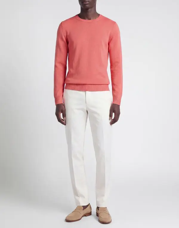 MOORER Cotton Crewneck Sweater