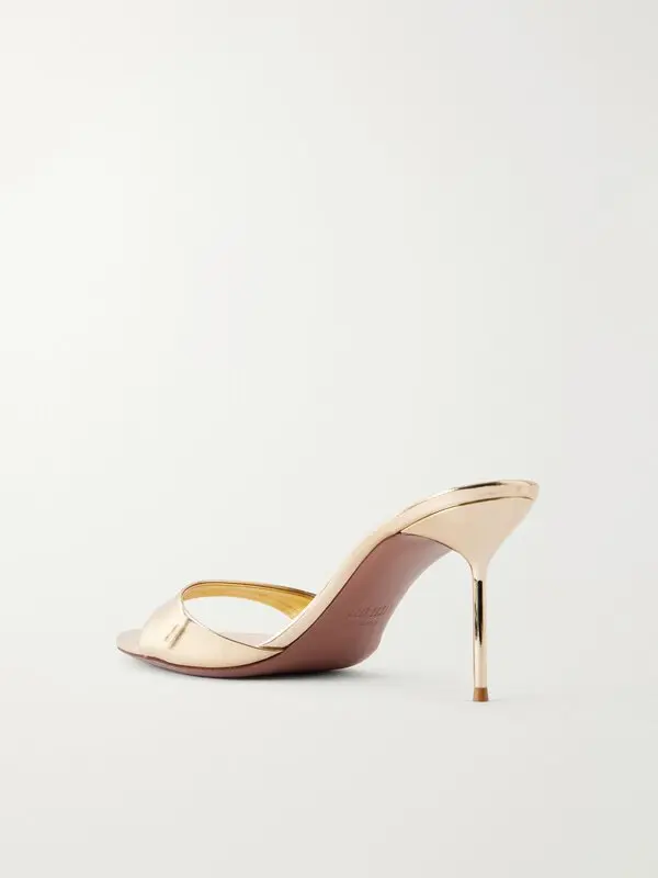 Paris Texas Lidia Metallic Leather Sandals
