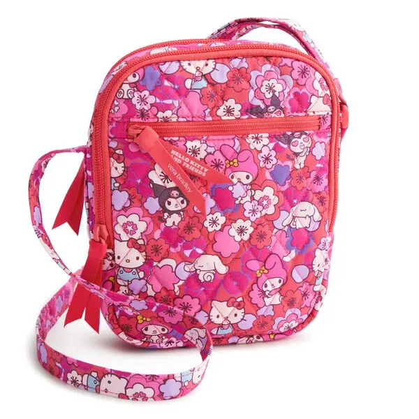 VERA BRADLEY Hello Kitty® And Friends Sullivan Crossbody Bags In Hello Kitty Hello Floral - Pink