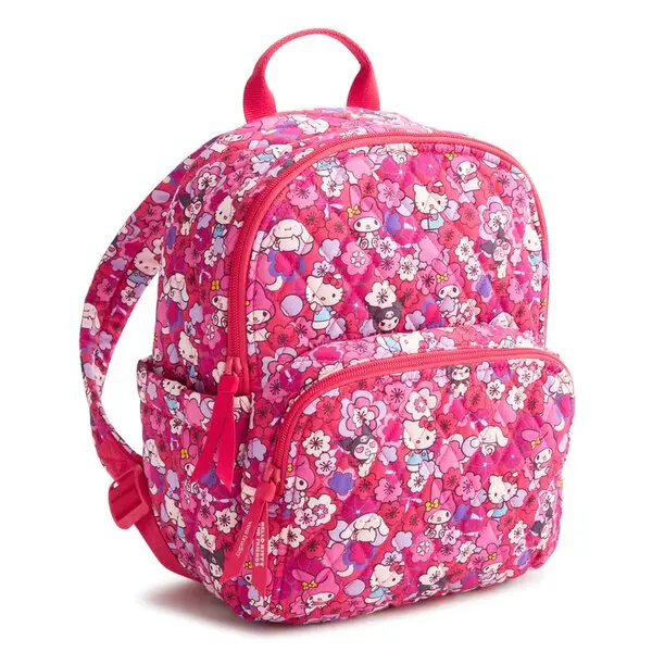 VERA BRADLEY Hello Kitty® And Friends Small Banbury Backpack In Hello Kitty Hello Floral - Pink