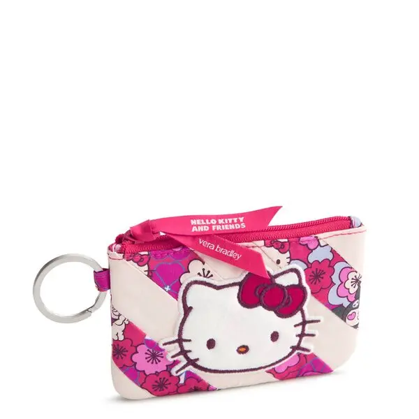 VERA BRADLEY Hello Kitty® And Friends Zip Id Case In Hello Kitty And Friends Patchwork - Pink
