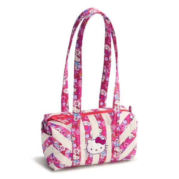 VERA BRADLEY Hello Kitty® And Friends Original 100 Handbag In Hello Kitty And Friends Patchwork - Pink