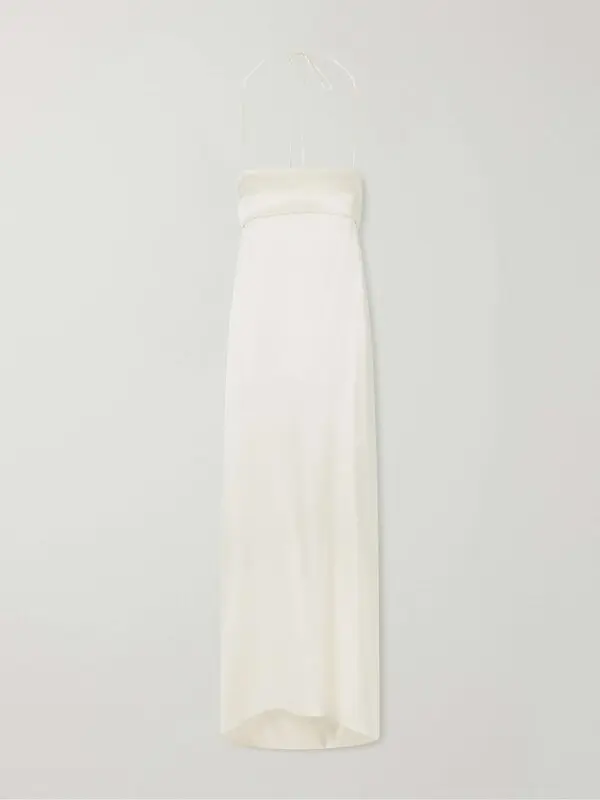 Sharon Wauchob Edita Silk Maxi Dress - Cream