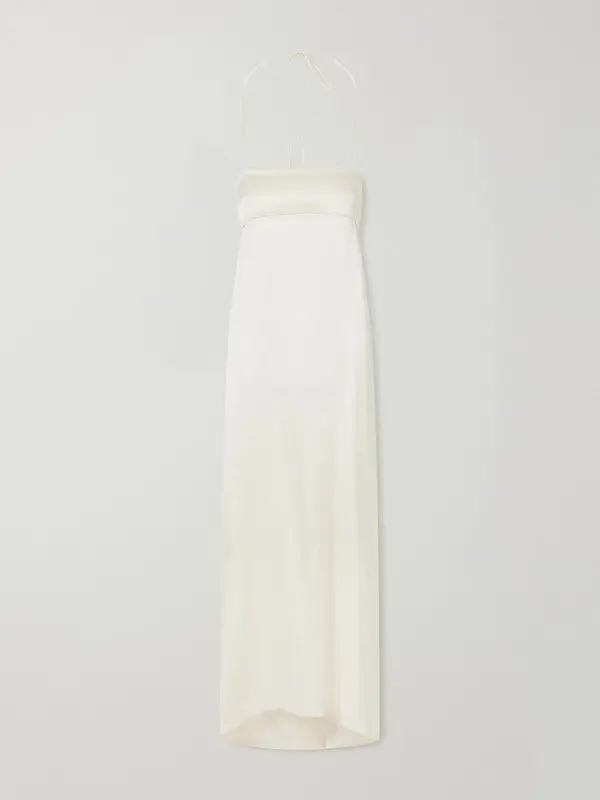 Sharon Wauchob Edita Silk Maxi Dress - Neutrals