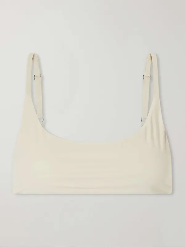 Phoebe Philo Stretch-jersey Bikini Top - White