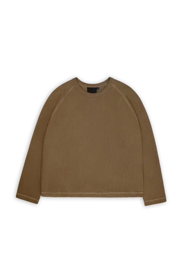 Rains Waffle Long Sleeve T-shirt - Splinter