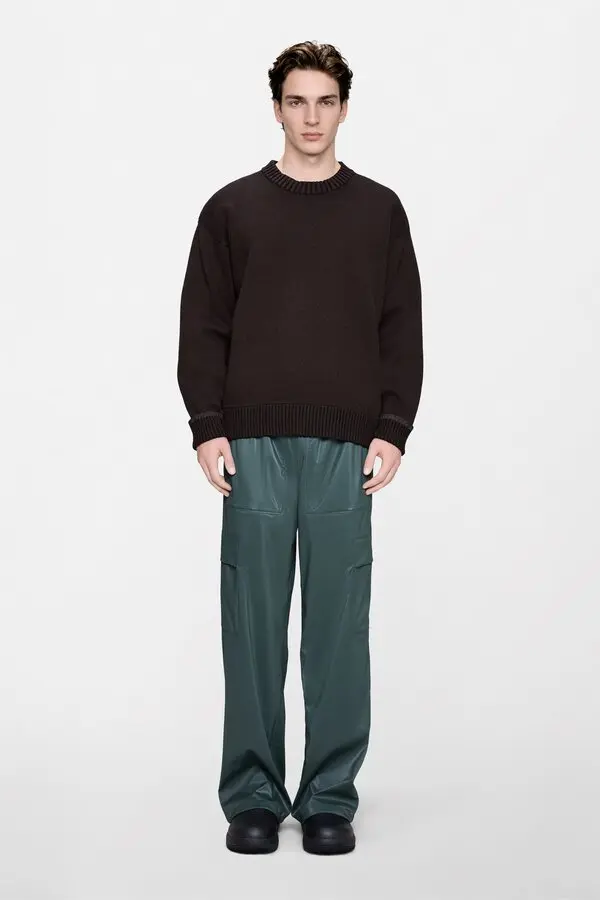 Rains Sowa Knit Crew Neck - Black