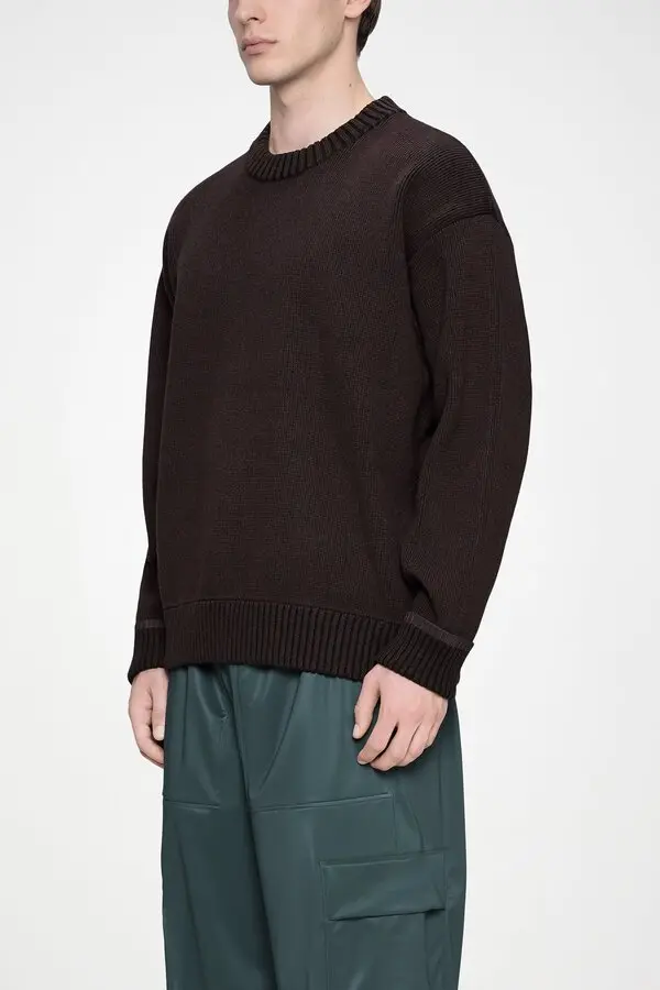 Rains Sowa Knit Crew Neck - Black