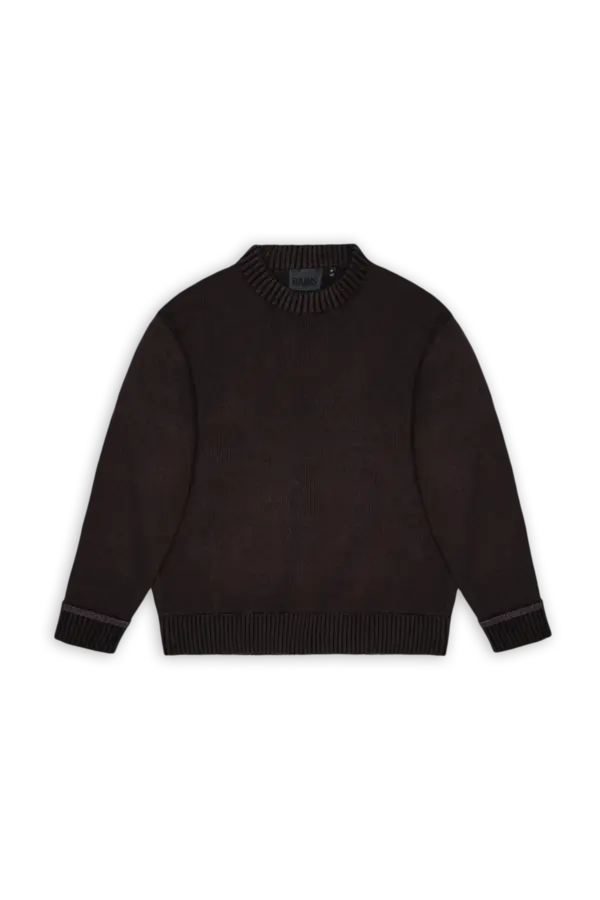 Rains Sowa Knit Crew Neck - Black