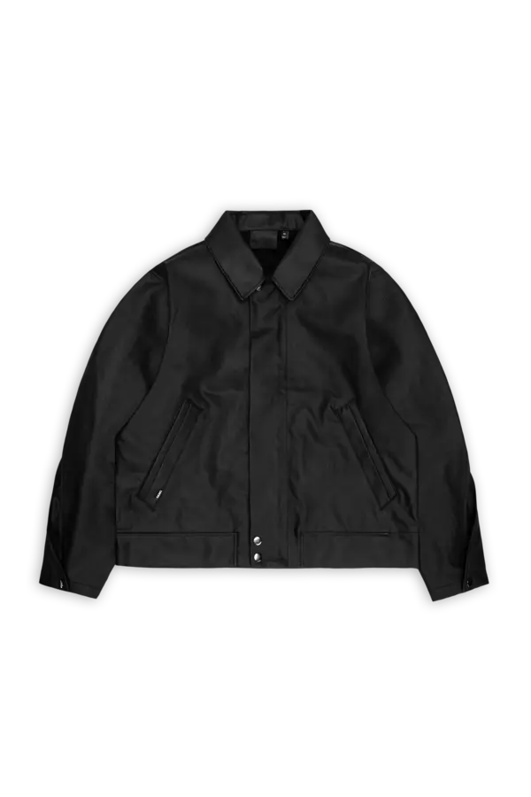 Rains Heavy Woven Overshirt - Black