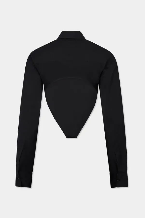 Dsquared2 Deep Cut Shirt - Black