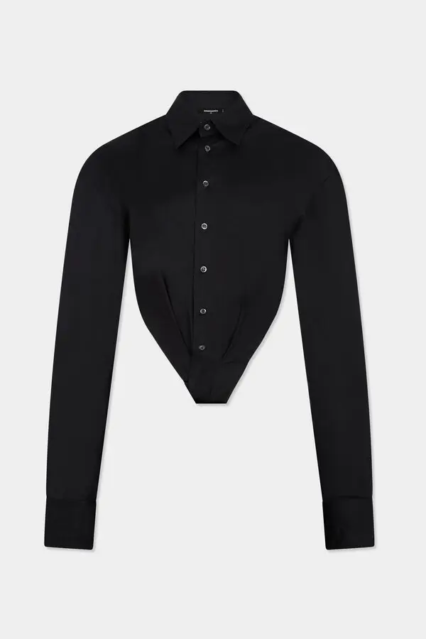 Dsquared2 Deep Cut Shirt - Black